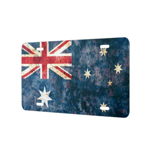 Flag of Australia License Plate | Zazzle