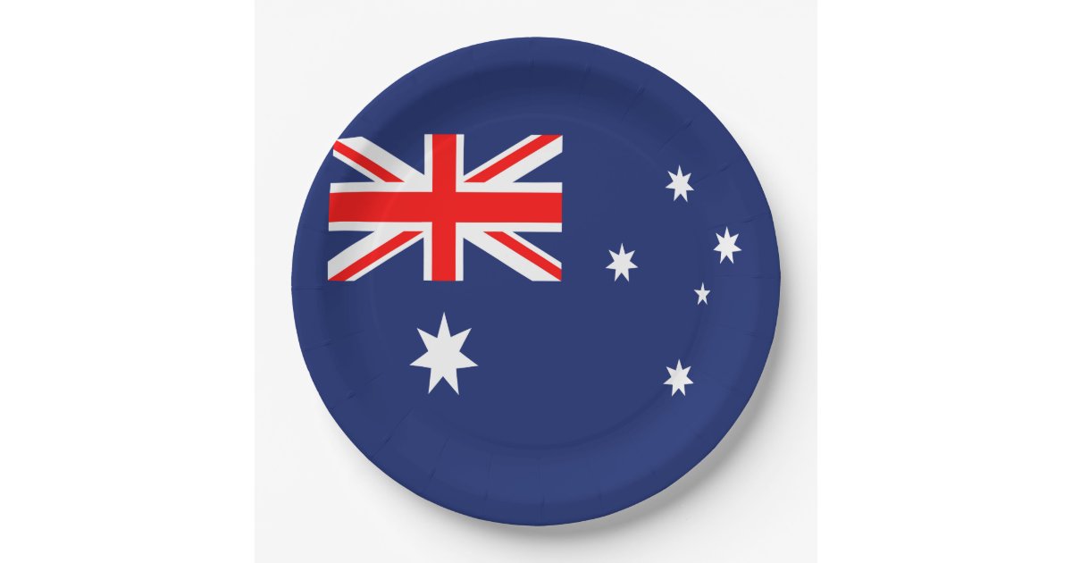Flag of Australia Paper Plates | Zazzle