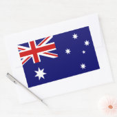 Flag of Australia Rectangular Sticker | Zazzle