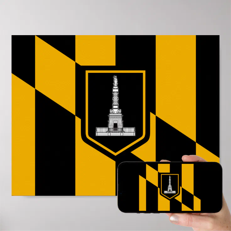 Flag of Baltimore Poster | Zazzle
