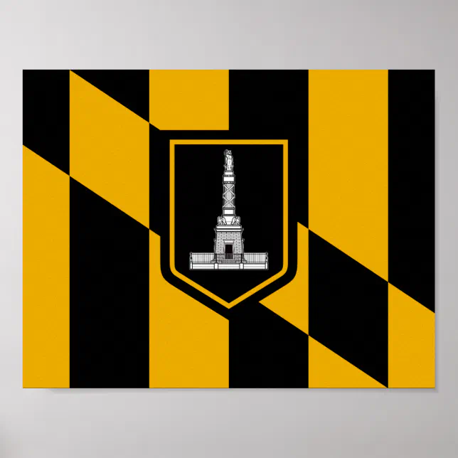 Flag of Baltimore Poster | Zazzle