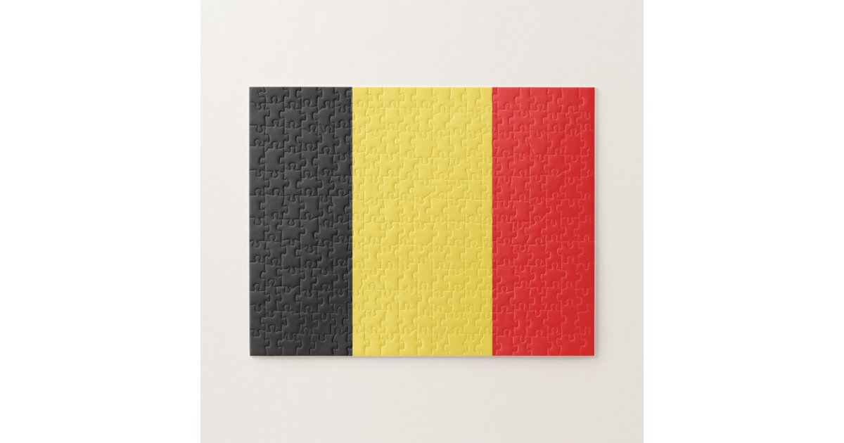 Flag of Belgium Jigsaw Puzzle | Zazzle
