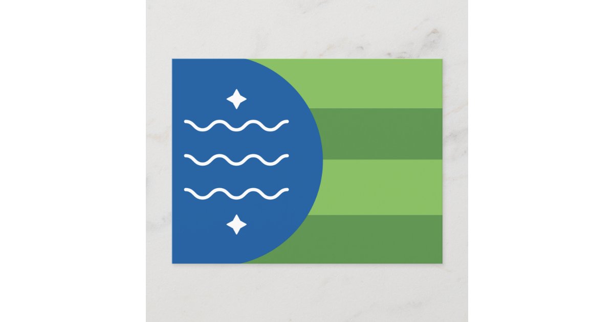 Flag of Bellingham, Washington Postcard | Zazzle