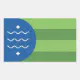 Flag of Bellingham, Washington Rectangular Sticker | Zazzle
