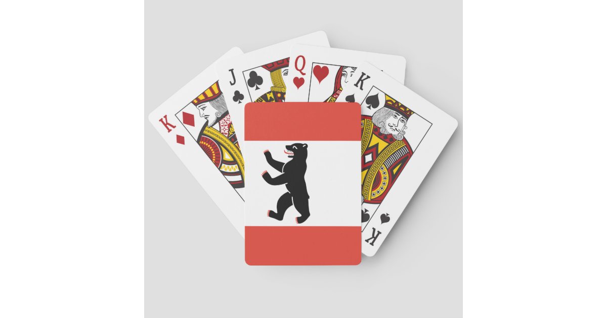 Flag of Berlin Playing Cards | Zazzle