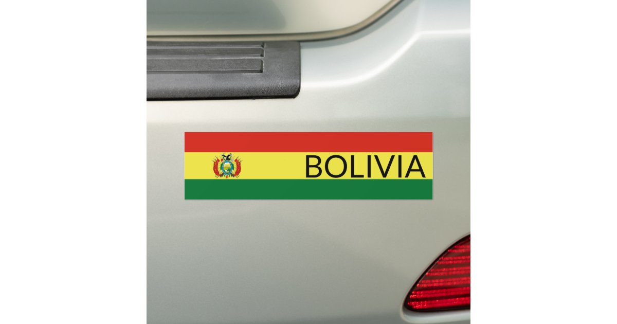 Flag of Bolivia Bumper Sticker | Zazzle