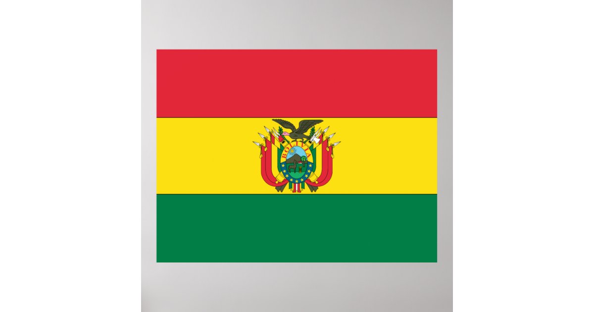 Flag of Bolivia Poster | Zazzle