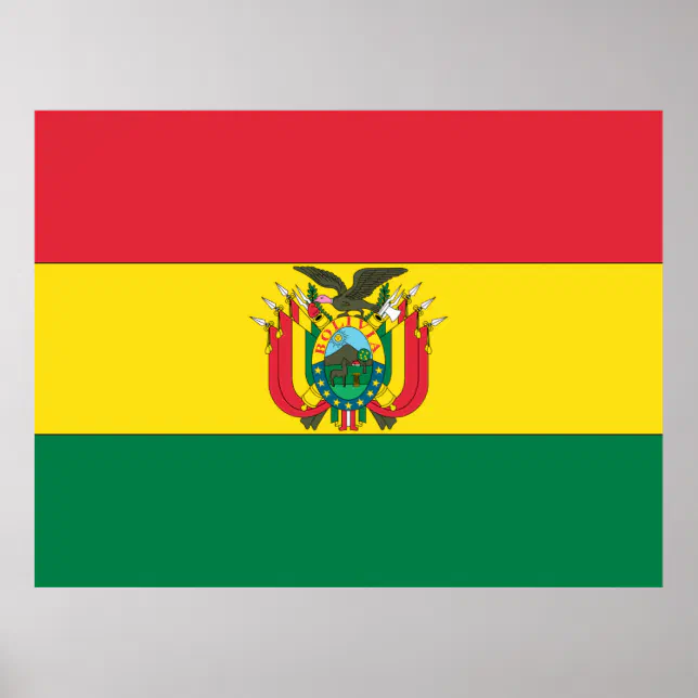 Flag of Bolivia Poster | Zazzle