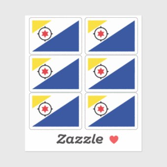 Flag of Bonaire Sticker | Zazzle