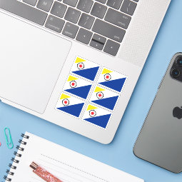 Flag of Bonaire Sticker | Zazzle