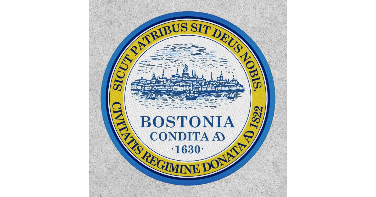 Flag of Boston, Massachusetts Patch | Zazzle