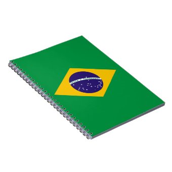 Flag of Brazil Bandeira do Brasil Notebook | Zazzle