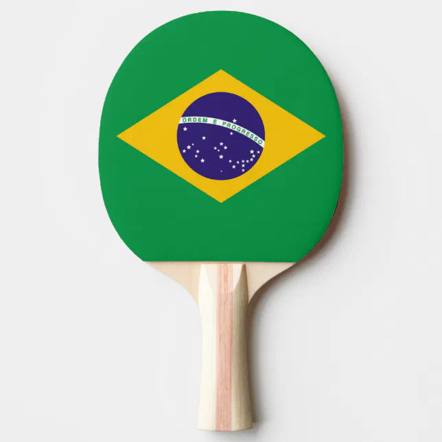 Flag of Brazil Bandeira do Brasil Ping-Pong Paddle | Zazzle