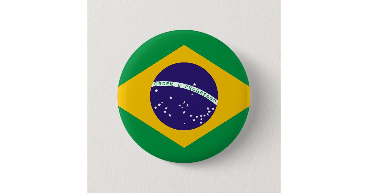 Flag of Brazil Button | Zazzle