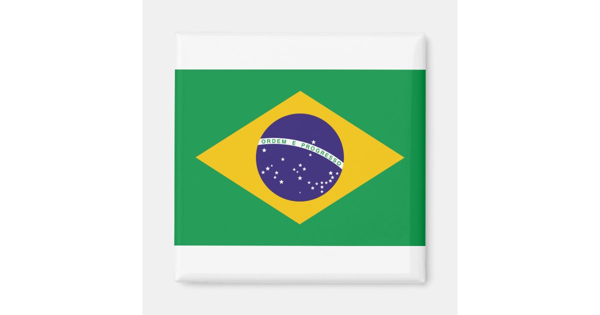 Flag of Brazil Magnet | Zazzle