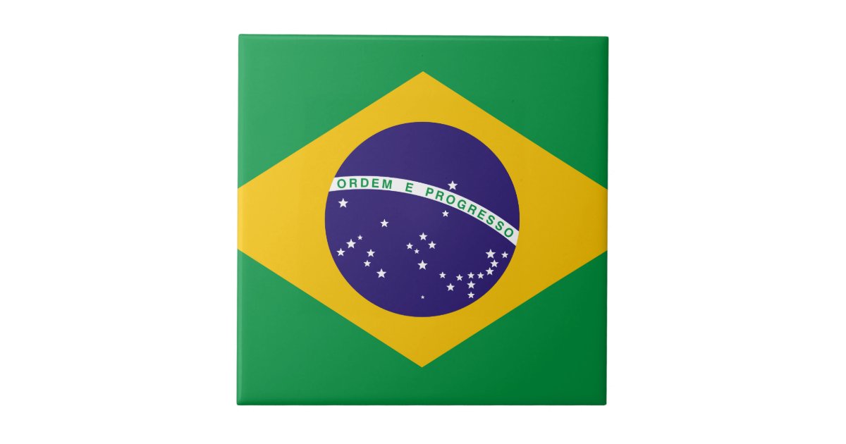 Flag of Brazil Tile | Zazzle