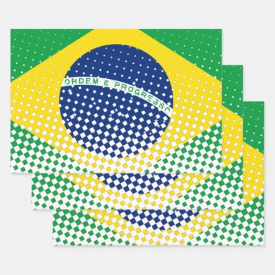 Brazil Wrapping Paper | Shop Brazilian Themed Gift Wrap Designs