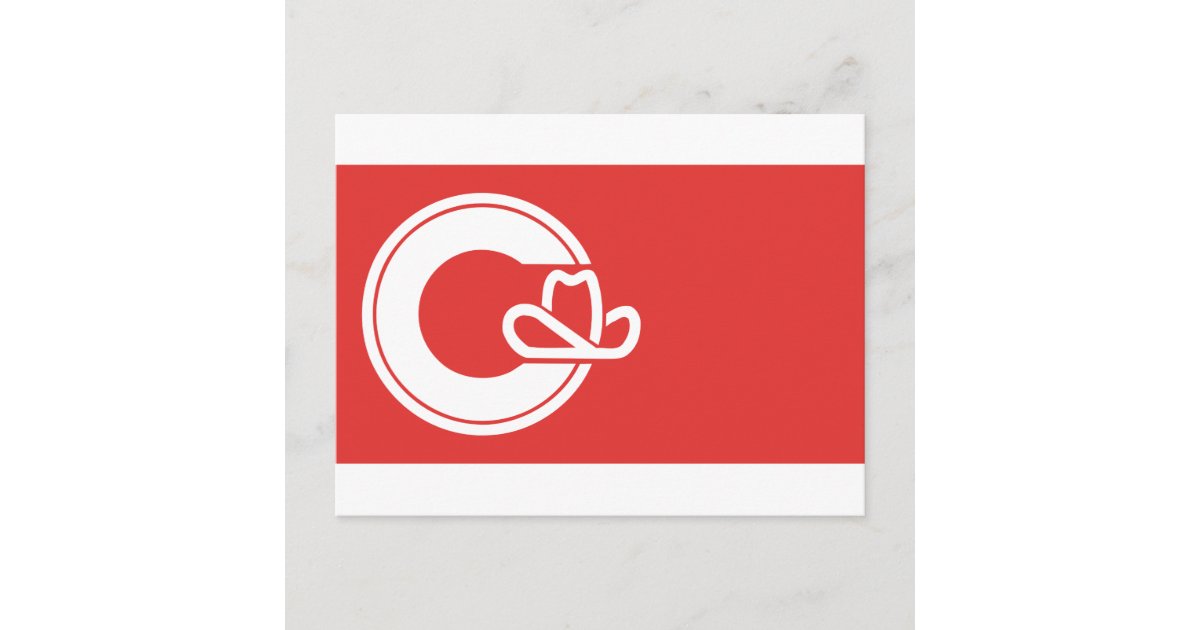 Flag of Calgary, Alberta Postcard | Zazzle