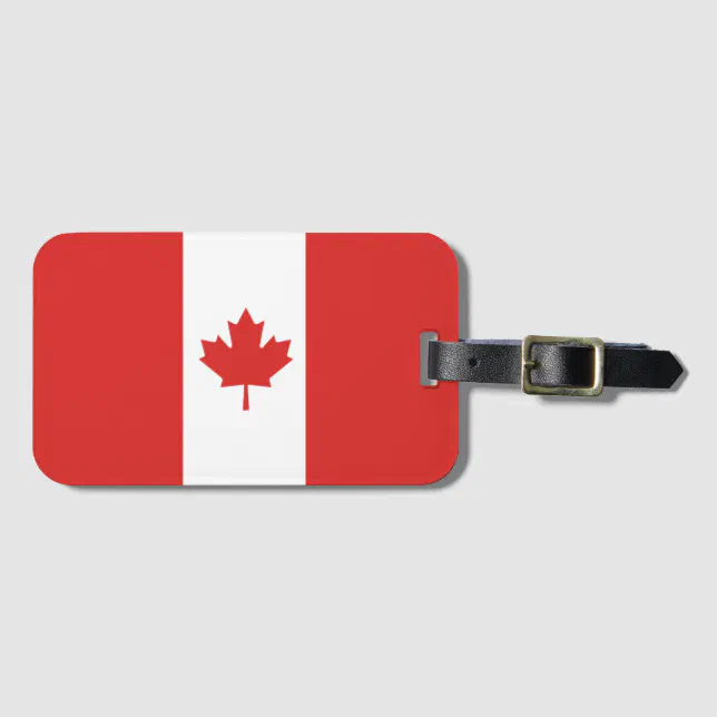 Flag of Canada Luggage Tag | Zazzle