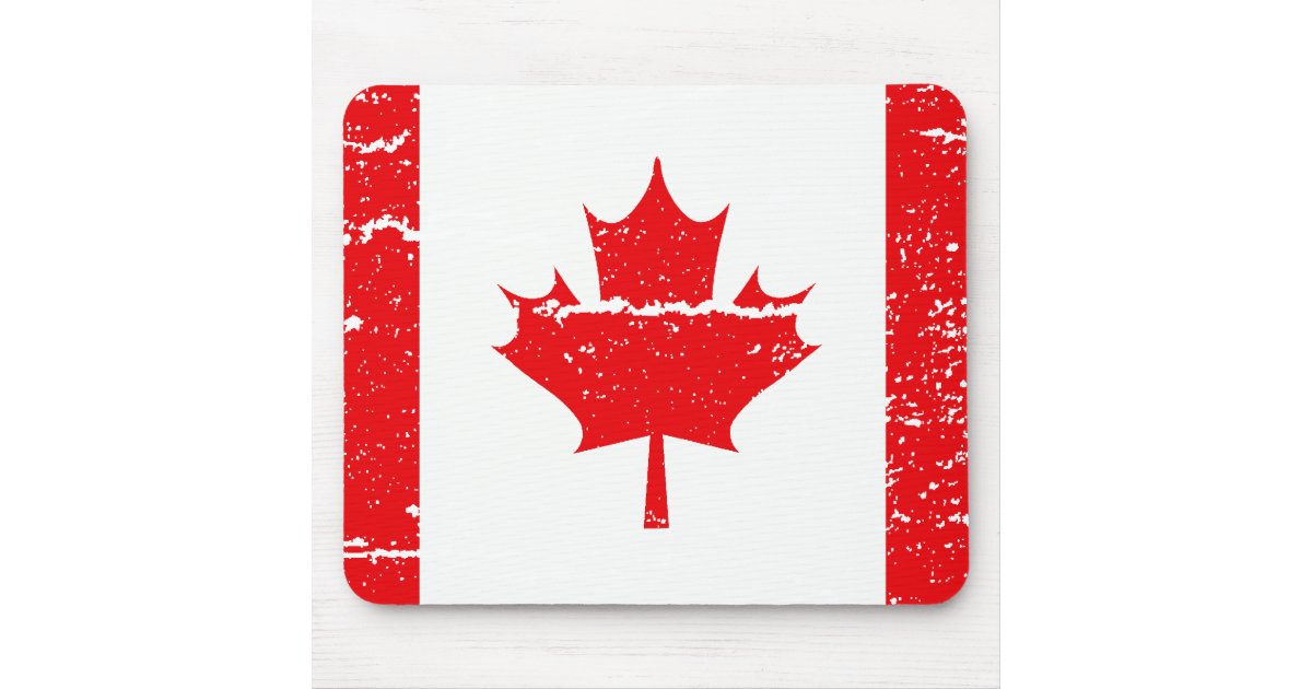 FLAG OF CANADA MOUSE PAD | Zazzle