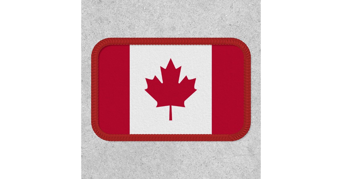 Flag of Canada Patch | Zazzle