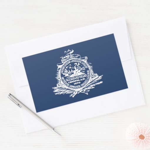 Flag of Charleston, South Carolina Rectangular Sticker | Zazzle