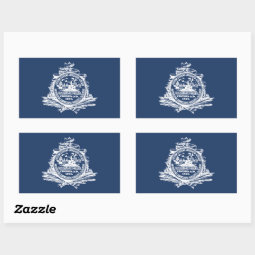 Flag of Charleston, South Carolina Rectangular Sticker | Zazzle