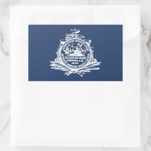 Flag of Charleston, South Carolina Rectangular Sticker | Zazzle