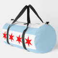 Flag of Chicago, Illinois Duffle Bag | Zazzle