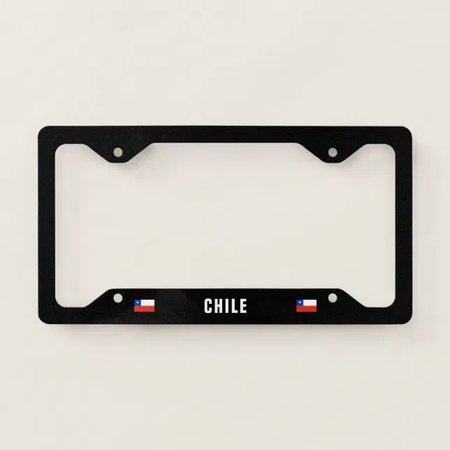 Flag of Chile License Plate Frame | Zazzle