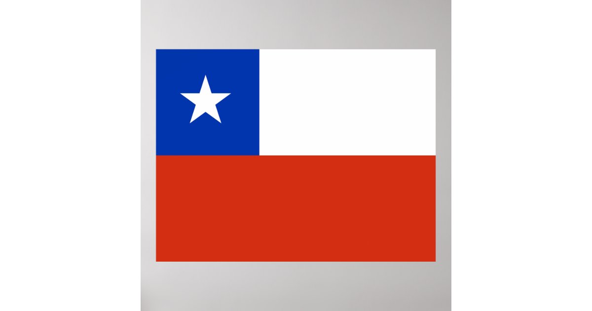 Flag of Chile Poster | Zazzle