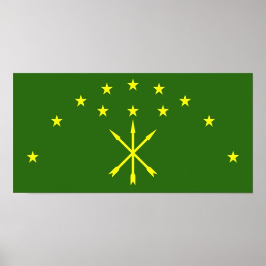 Flag of Circassia Poster | Zazzle.com