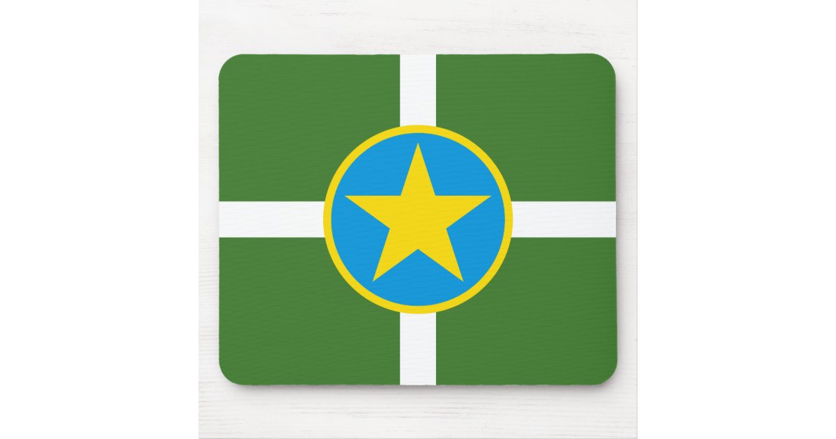 Flag of city of Jackson, Mississippi Mouse Pad | Zazzle