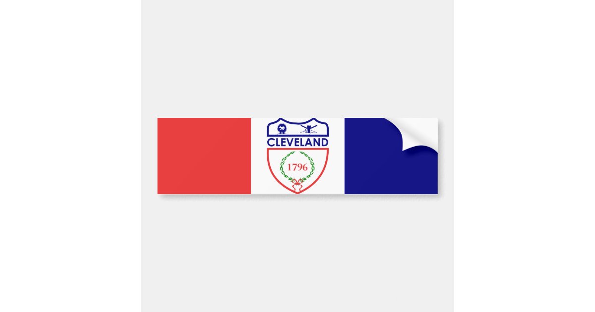 Flag of Cleveland (Ohio) Bumper Sticker | Zazzle