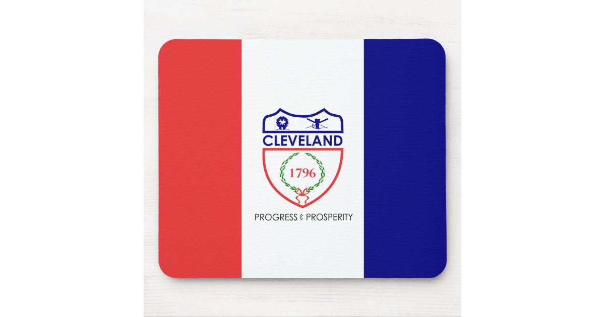 Flag of Cleveland, Ohio Mouse Pad | Zazzle