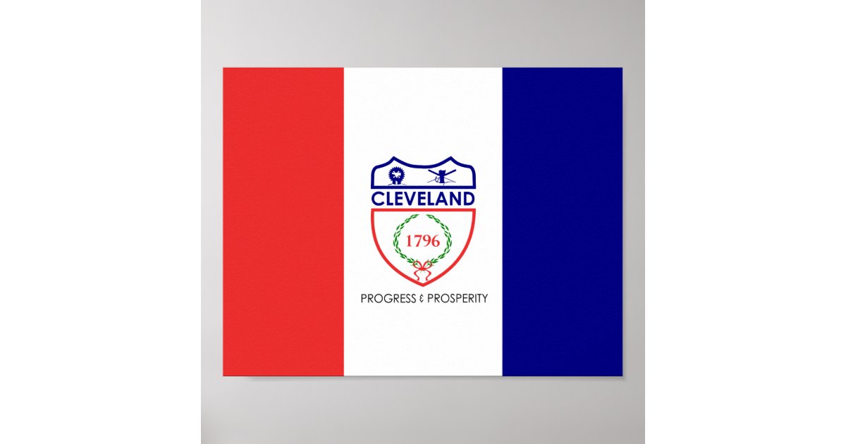 Flag of Cleveland, Ohio Poster | Zazzle