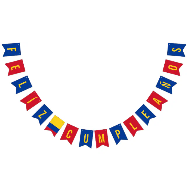 Flag of Colombia Birthday Party Decorations | Zazzle
