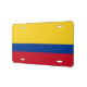 Flag of Colombia License Plate | Zazzle
