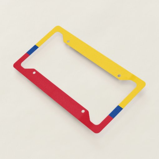 Flag of Colombia License Plate Frame | Zazzle