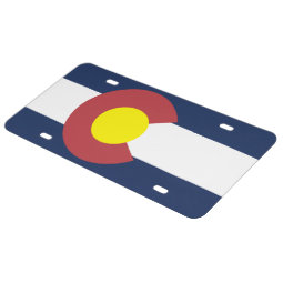 Flag of Colorado License Plate | Zazzle