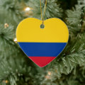 Flag of Columbia, Republic of Colombia Ceramic Ornament | Zazzle