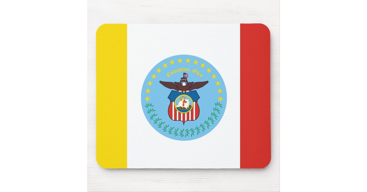 Flag of Columbus, Ohio Mouse Pad | Zazzle
