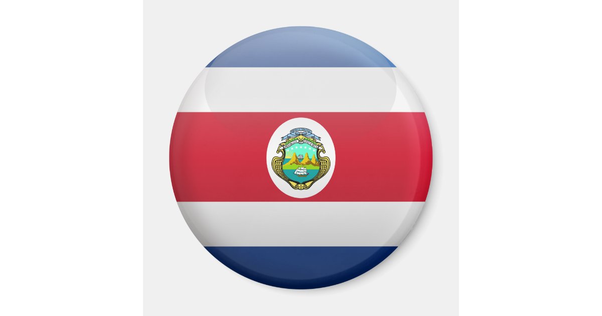 Flag of Costa Rica Magnet | Zazzle