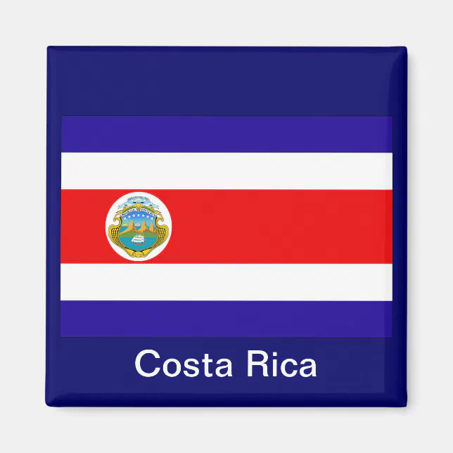 Flag of Costa Rica Magnet | Zazzle