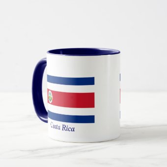flag of Costa Rica Mug | Zazzle
