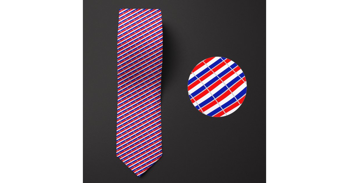Flag of Croatia Pattern Neck Tie | Zazzle