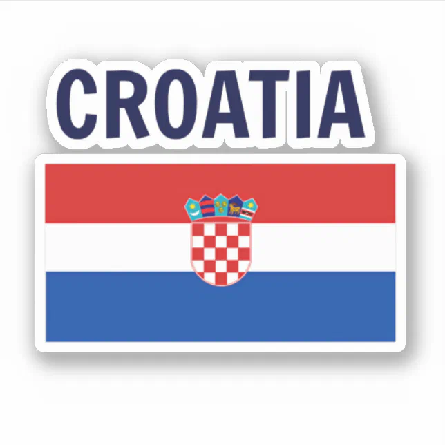 Flag of Croatia Sticker | Zazzle
