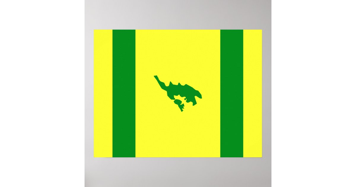 Flag of Culebra, Puerto Rico Poster | Zazzle