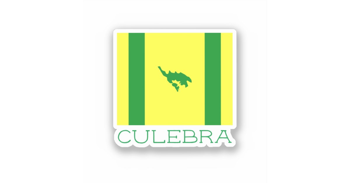 Flag of Culebra, Puerto Rico Sticker | Zazzle