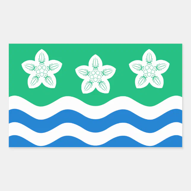 Flag of Cumberland Rectangular Sticker | Zazzle